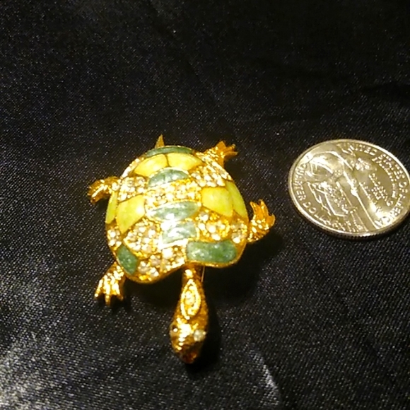 Jewelry | Vintage Turtle Pin | Poshmark